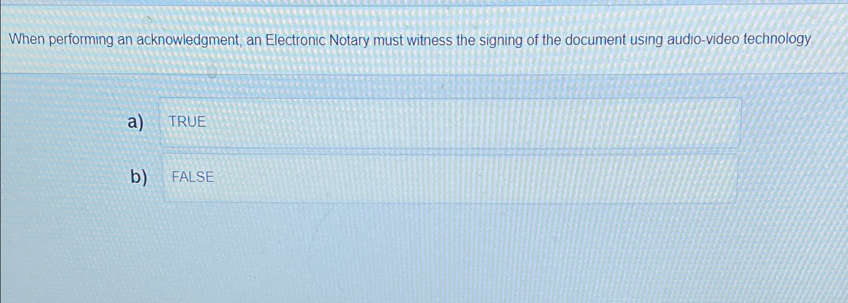 Solved When performing an acknowledgment, an Electronic | Chegg.com