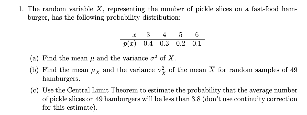 Solved The random variable x, ﻿representing the number of | Chegg.com