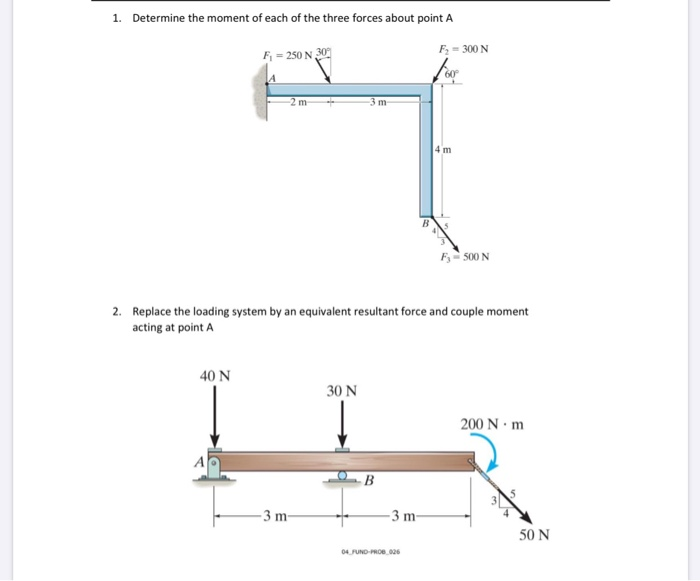 Solved How to solve all of these? Statics CH : Force system | Chegg.com