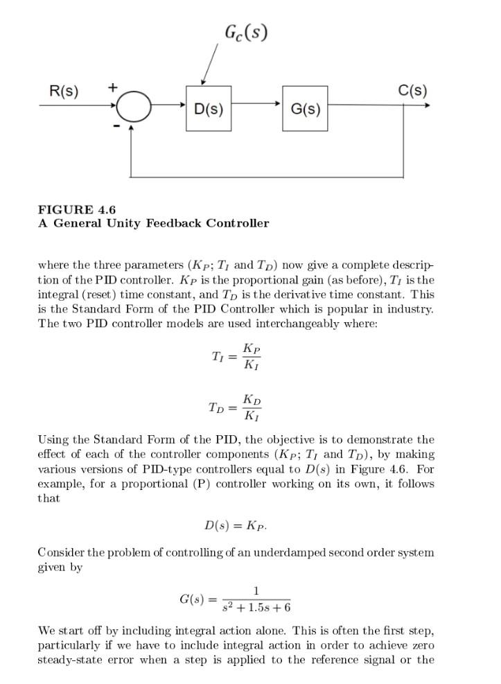 QUESTION B Modelling of PID Controllers Most | Chegg.com
