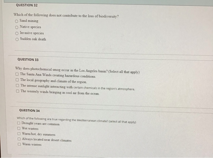 Solved QUESTION 32 Which of the following does not | Chegg.com