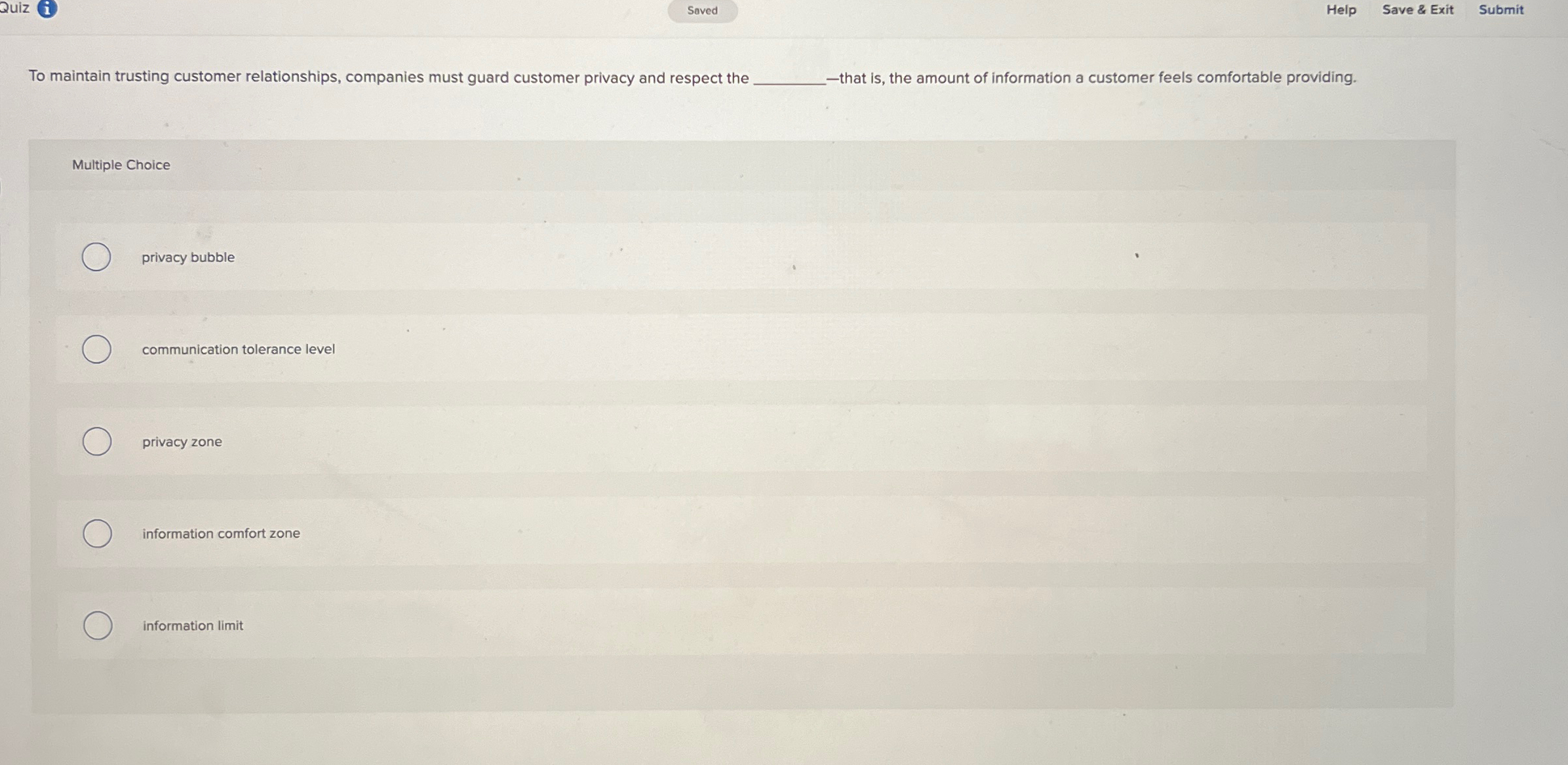 Solved SovedHelp Save & ExitSubmitTo maintain trusting | Chegg.com