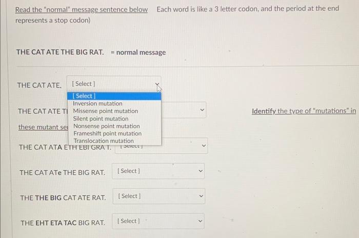 Solved Read the "normal" message sentence below Each word is | Chegg.com