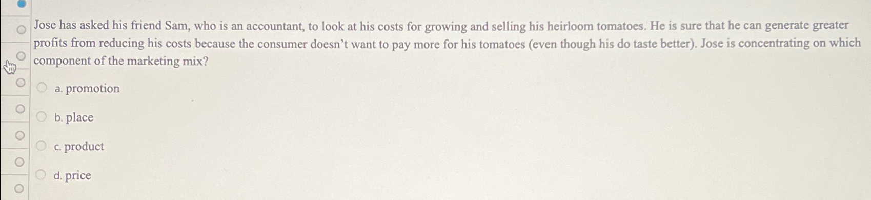 Solved Jose has asked his friend Sam, who is an accountant, | Chegg.com