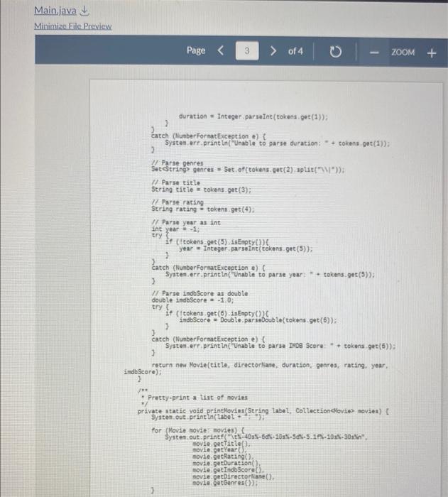 Download the following files: IMDB 5000 Movie Dataset | Chegg.com