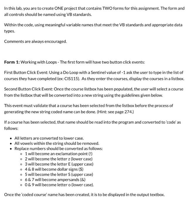 Solved In this lab, you are to create ONE project that | Chegg.com