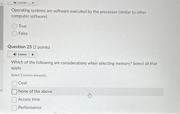 Solved Threads are responsible to provide protection of | Chegg.com