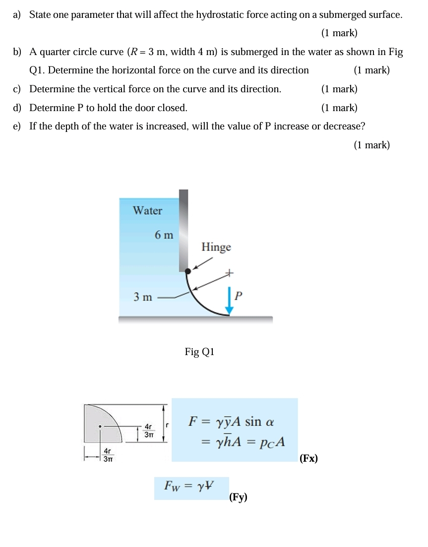 Solved a) ﻿State one parameter that will affect the | Chegg.com