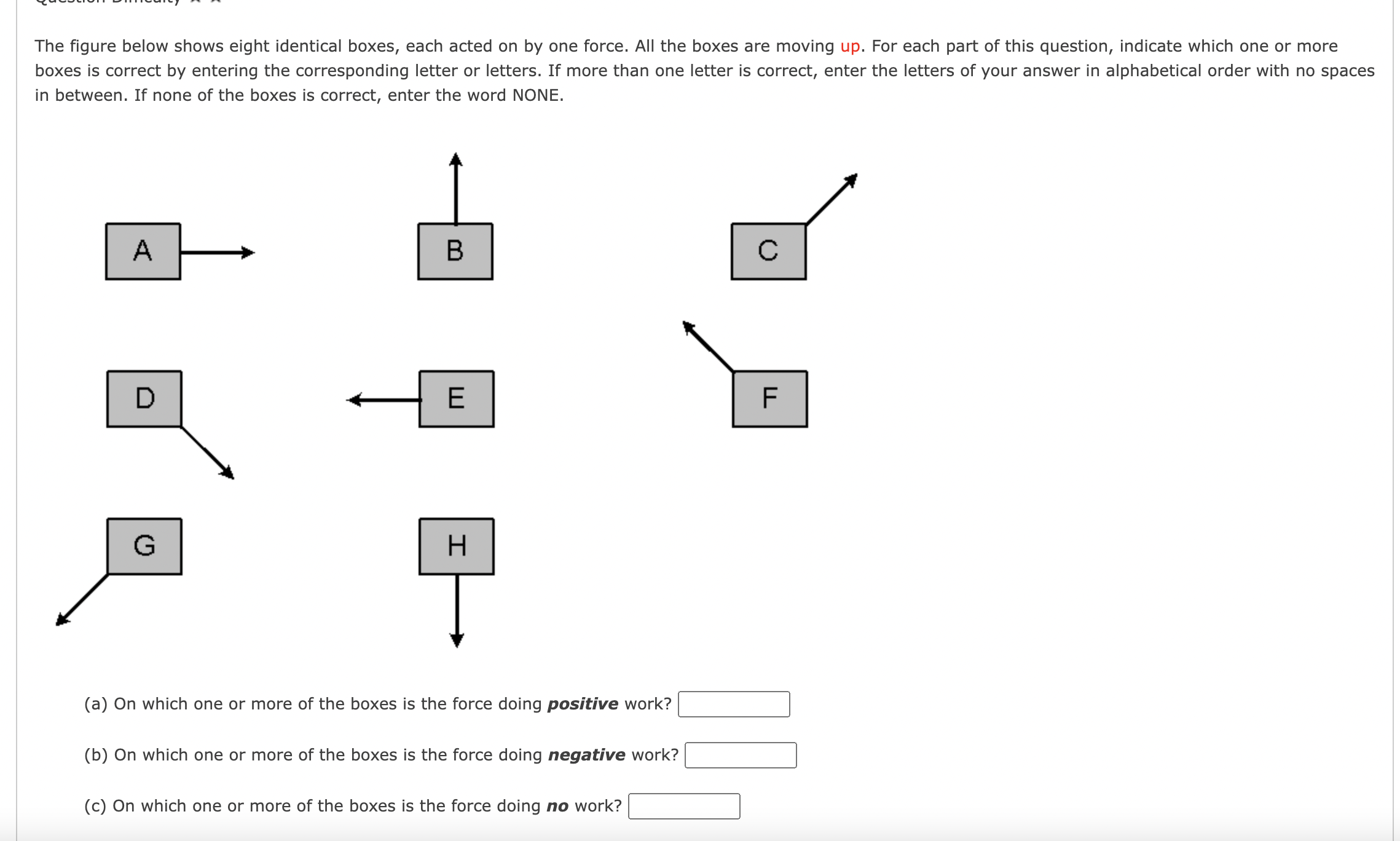 Solved The figure below shows eight identical boxes, each | Chegg.com
