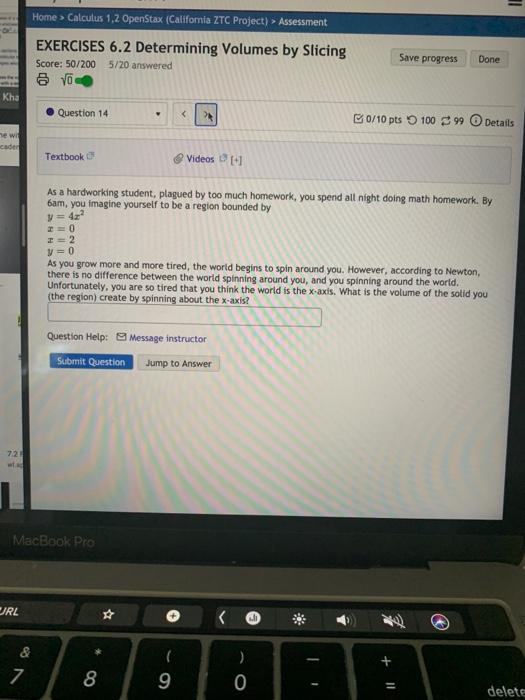 Solved Home >> Calculus 1,2 OpenStax (California ZTC | Chegg.com