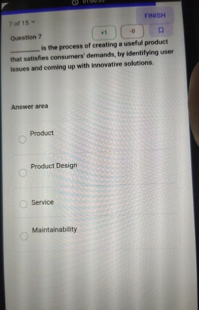 Solved FINISH7 ﻿of 15Question 7 ﻿is the process of creating | Chegg.com