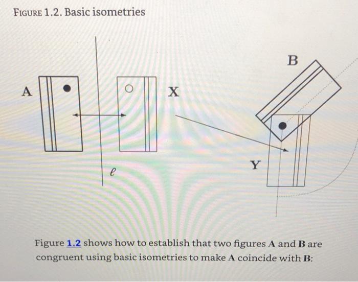 FigURE 1.2. Basic isometries Figure 1.2 shows how to | Chegg.com