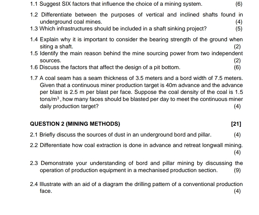 Solved 1.1 ﻿Suggest SIX factors that influence the choice of | Chegg.com