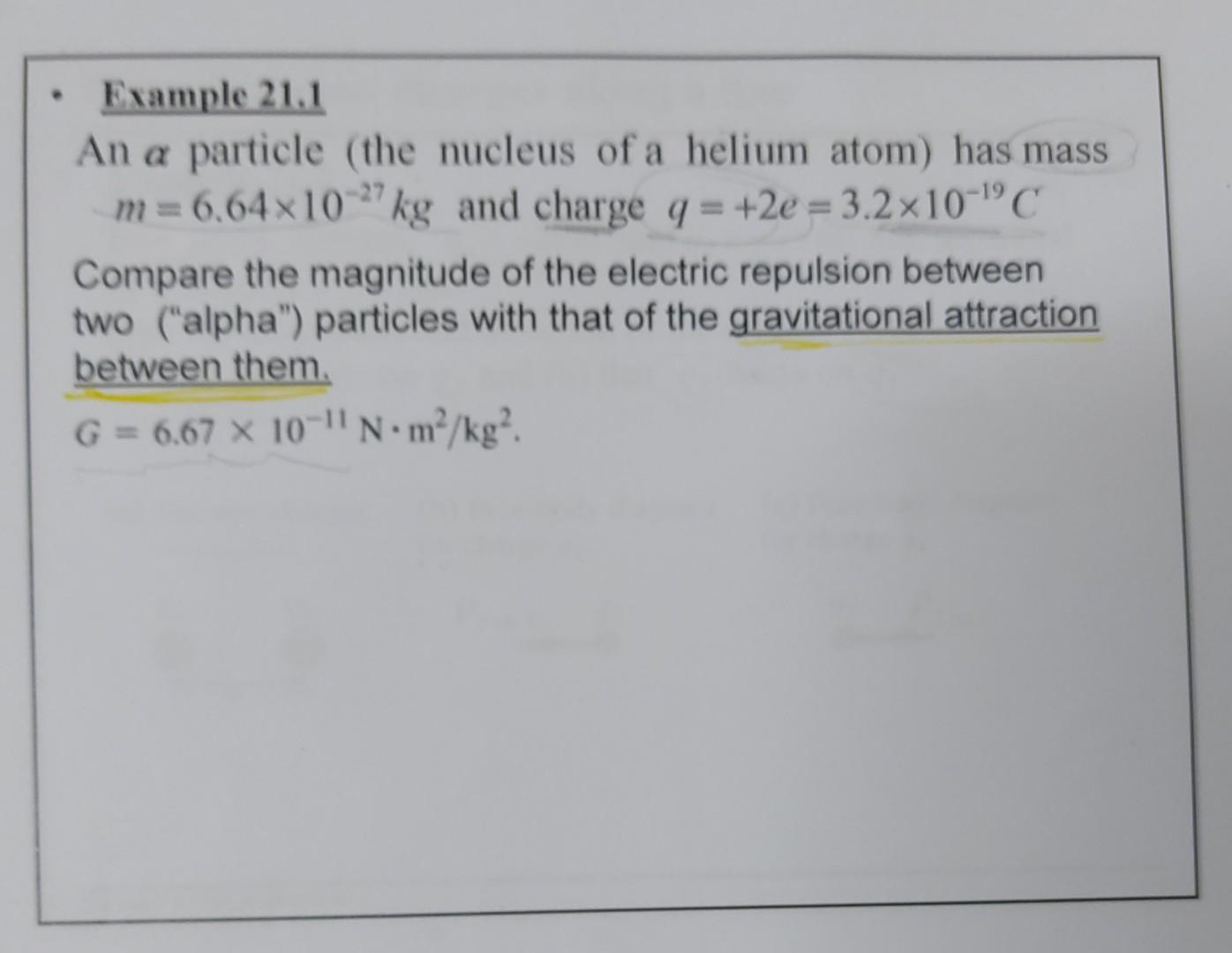 Solved Example 21 1 An α Particle The Nucleus Of A Helium