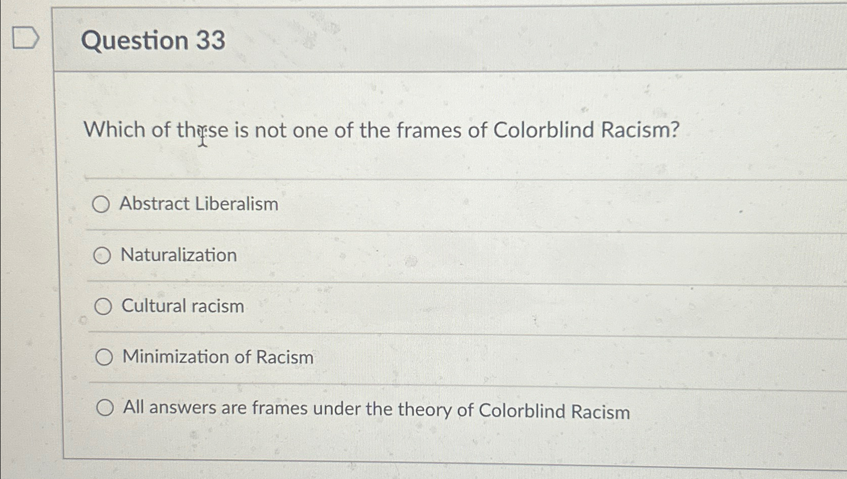 Solved Question 33Which of therse is not one of the frames | Chegg.com
