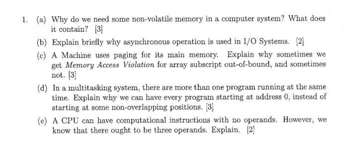Solved I want to ask this computer organization question. | Chegg.com