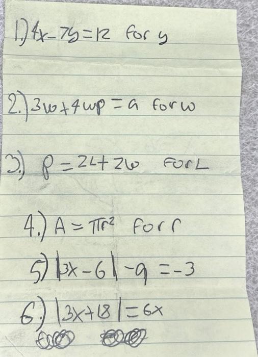 Solved I need help for these eqations and please make it | Chegg.com