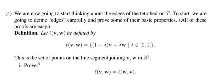 Solved We are now going to start thinking about the edges of | Chegg.com