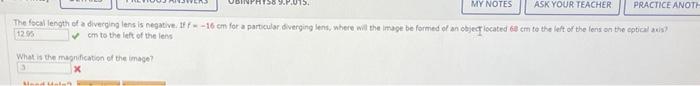 Solved H P 05 My Notes Ask Your Teacher Practice Anoti The