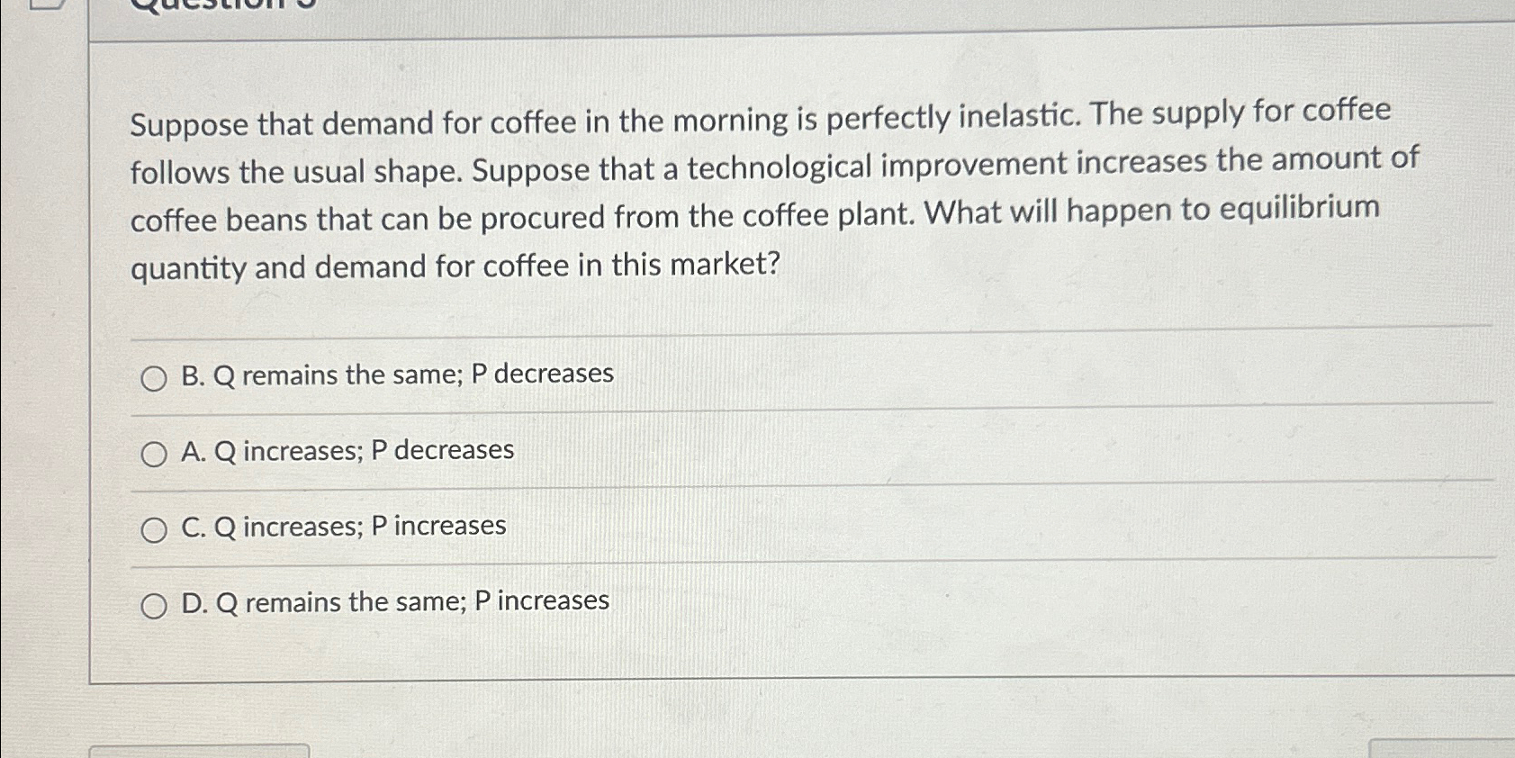 Solved Suppose that demand for coffee in the morning is | Chegg.com