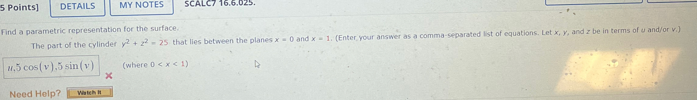 Solved Find a parametric representation for the surface.The | Chegg.com