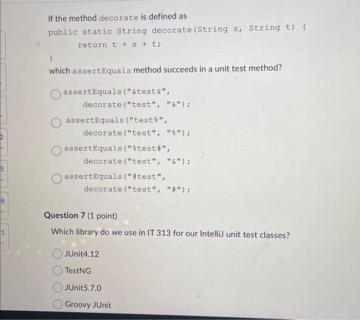 Solved The method greeter is defined like this: public | Chegg.com