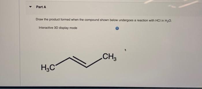 Solved Draw the product formed when the compound shown below | Chegg.com