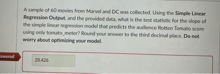Solved SUMMARYOUTPUT SUMMARYOUTPUT A sample of 60 | Chegg.com