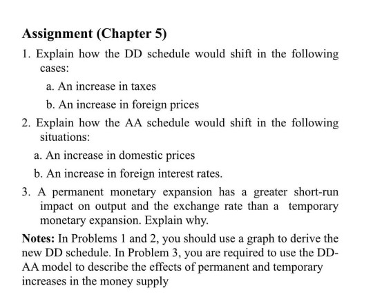 Solved Assignment (Chapter 5) 1. Explain how the DD schedule | Chegg.com