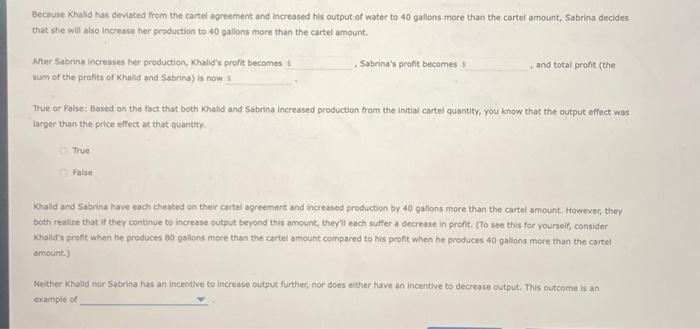 Solved 3. Breakdown of a cartel agreement Consider a town in | Chegg.com