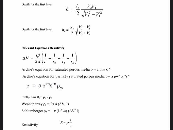 Solved 5. a) Given the bulk resistivity of a saturated | Chegg.com