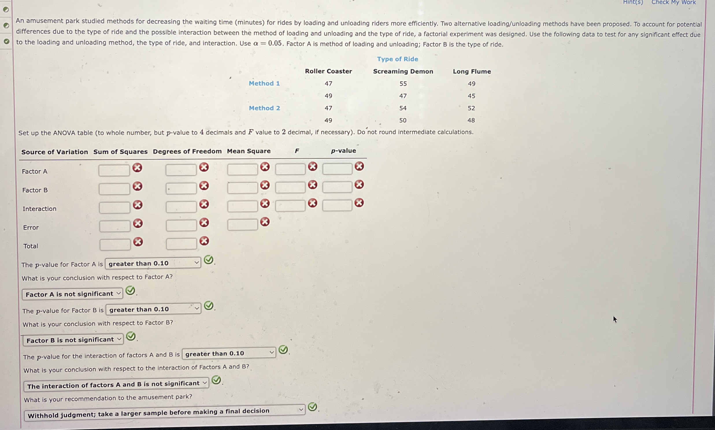 Solved Hint(s)Check My Work to the loading and unloading | Chegg.com
