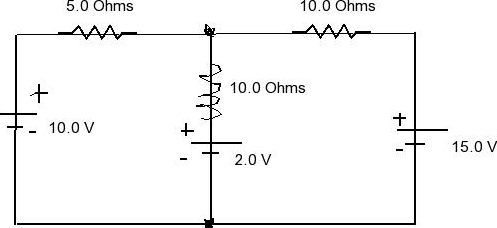 Solved Determine the voltage across the 5 Ohm resistor. | Chegg.com