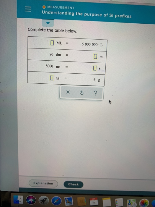 Solved O MEASUREMENT Understanding the purpose of Si | Chegg.com