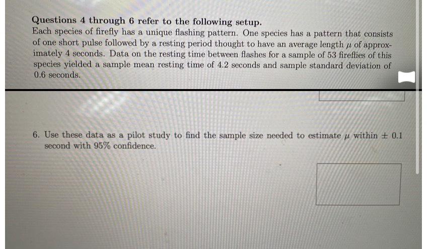 Solved Questions 4 ﻿through 6 ﻿refer To The Following