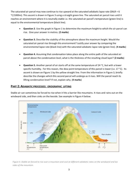 PURPOSE: • Distinguish between orographic and | Chegg.com