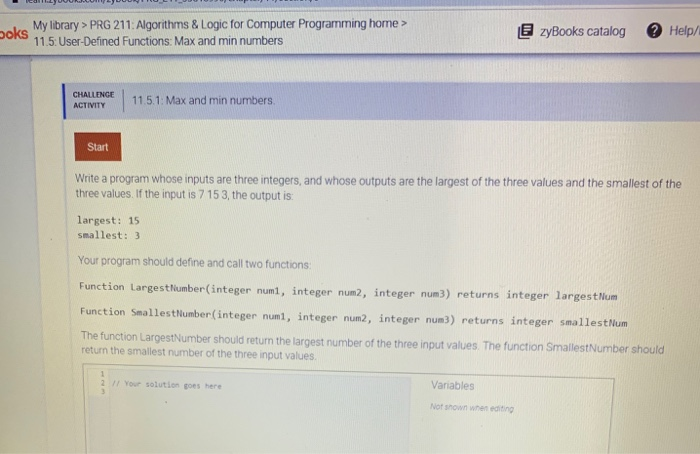 Solved Boks My Library Prg 211 Algorithms And Logic For