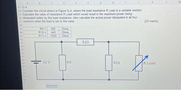 [Solved]: Consider the circuit shown in Figure Q.4, where t