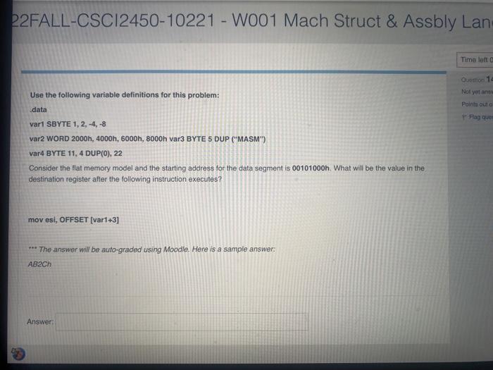 Solved Use the following data definitions for this problem: | Chegg.com
