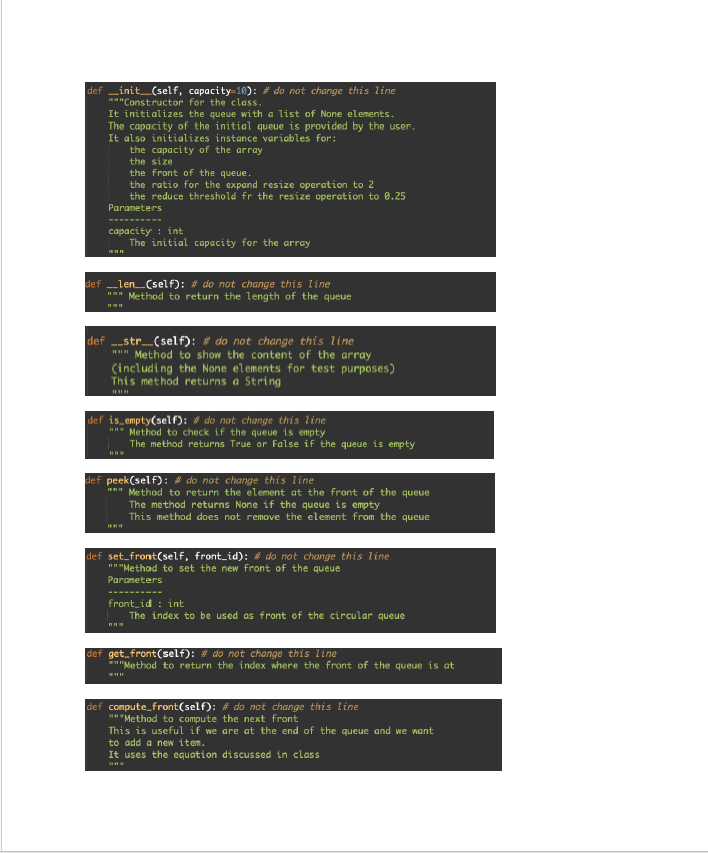 [Solved]: Data Structures PA: Circular Array-based Queue Poi