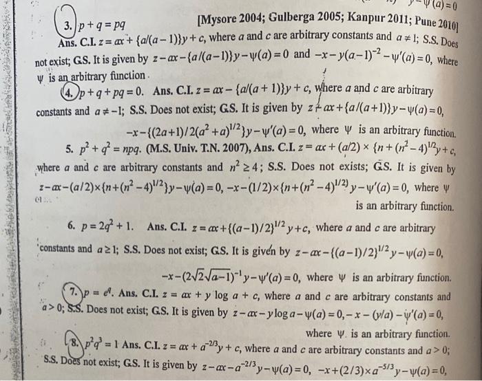 Solved EXERCISE 3(C) elve the following partial differential | Chegg.com