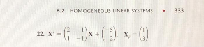 Solved In Problems 21–24 verify that the vector Xp is a | Chegg.com Solved In Problems 21–24 verify that the vector Xp is a | Chegg.com