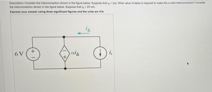 Solved Description: Consider the interconnection shown in | Chegg.com