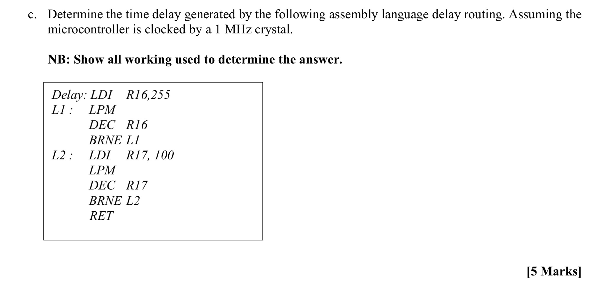 Solved c. ﻿Determine the time delay generated by the | Chegg.com