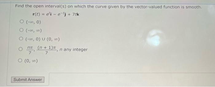 Solved Find the open interval(s) on which the curve given by | Chegg.com