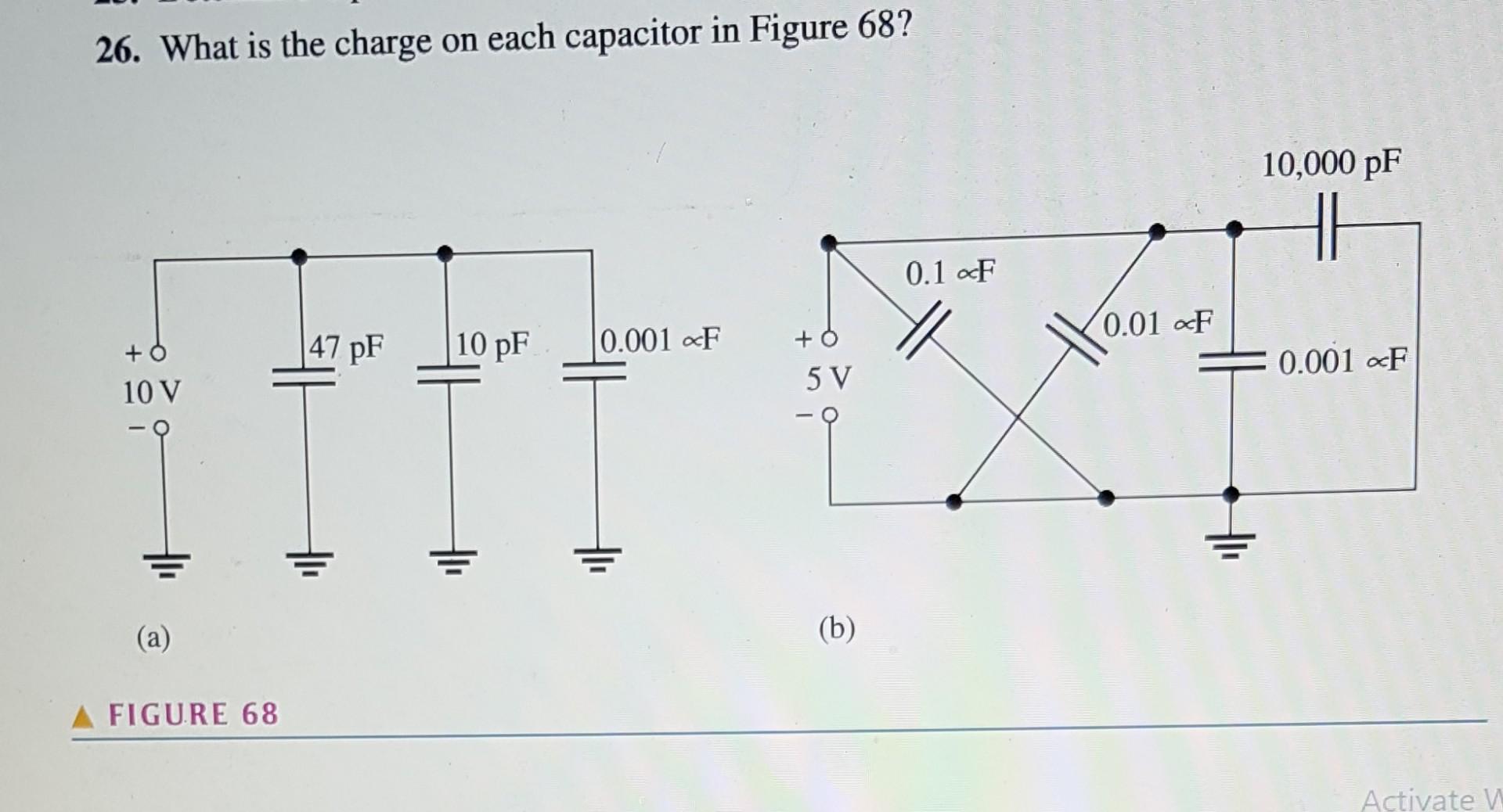 Solved 24. The total charge stored by the series capacitors | Chegg.com