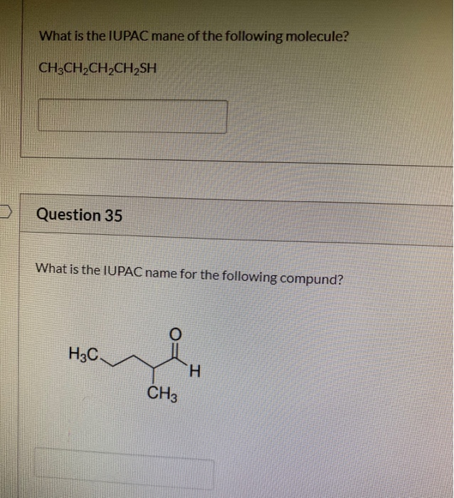 Solved What is the IUPAC name of the following? CH3CH2-CHO | Chegg.com