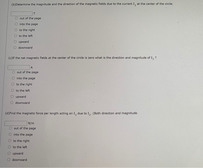Solved Consider the following configuration of currents. The | Chegg.com