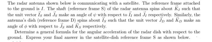Solved The radar antenna shown below is communicating with a | Chegg.com