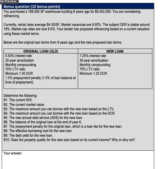 Solved Bonus question (10 ﻿bonus points)You purchased a | Chegg.com